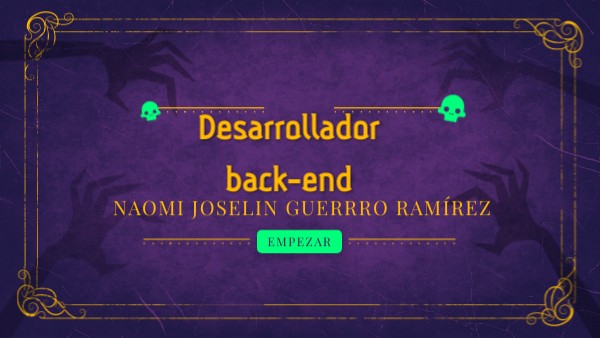 Desarrollador Back- end