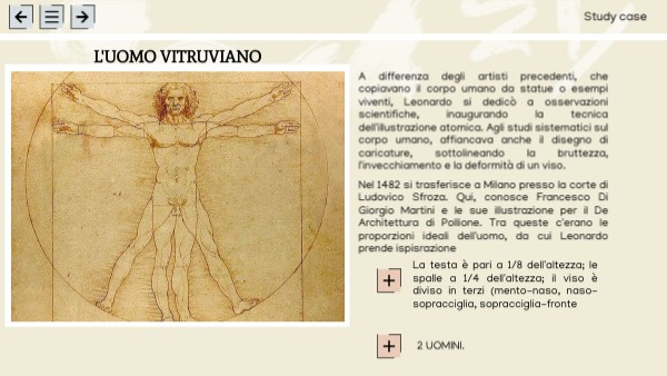 UOMO VITRUVIANO-LEONARDO | Genially