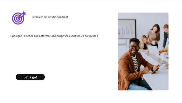 Quizz - Un objectif c'est