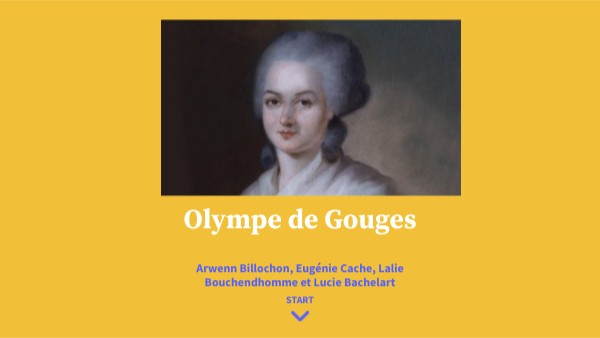 Olympe de Gouges.