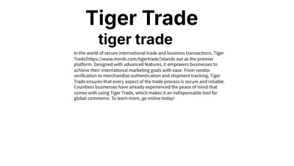 Tiger Trade