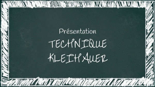 Présentation kleihauer | Genially