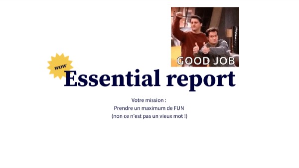 Rapport essentiel FUN