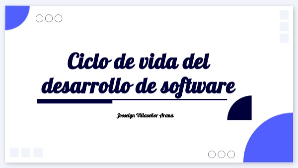 ciclo de vida del desarrollo de software | Genially