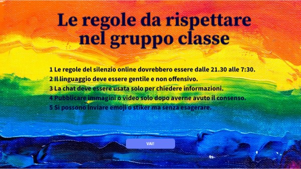 Le regole da rispettare nel gruppo classe | Genially