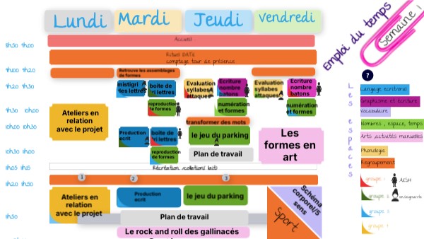 semaine du 14 au 18 octobre 2024