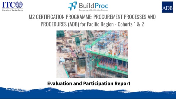 PACIFIC_M2 CERTIFICATION PROGRAMME Participation Report - Cohorts 1&2