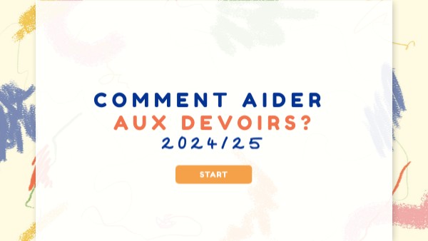 Réunion les devoirs parents | Genially