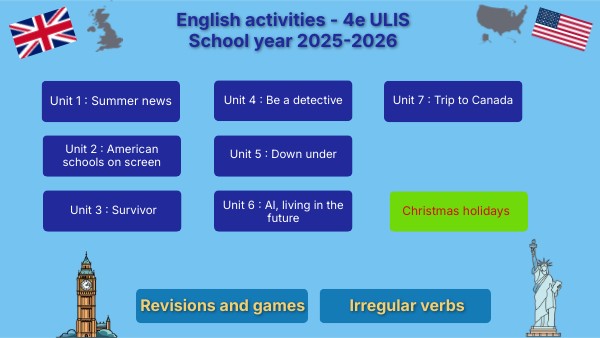 English lessons - 5e