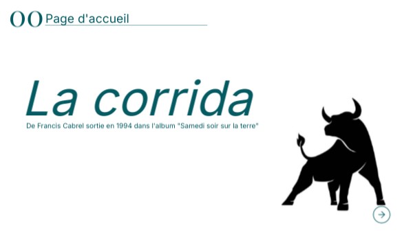 La corrida de Francis Cabrel
