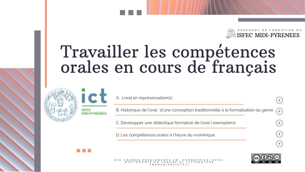 - S2 Travailler les compétences orales en cours de français.