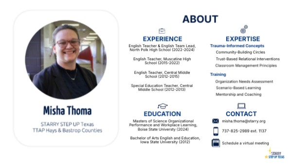 Misha Thoma Business Card