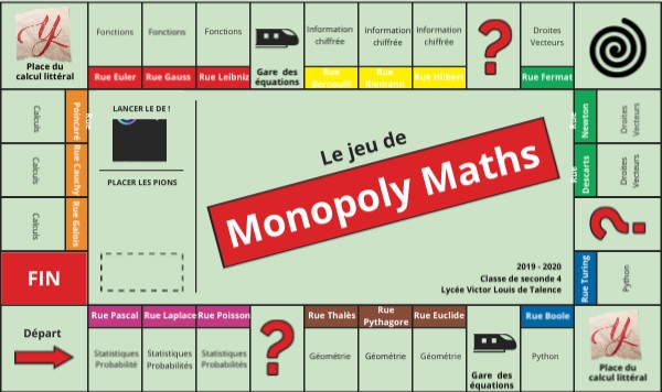 Monopoly maths (fichier de travail) réutilisable