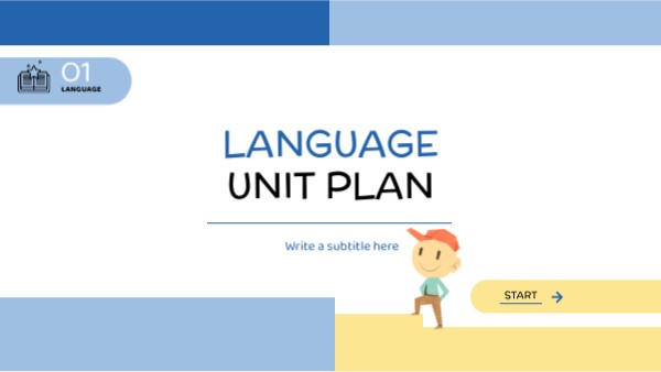 Language unit plan