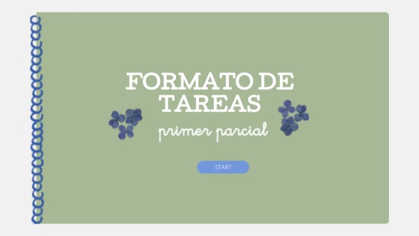 FORMATO TAREAS I | Genially