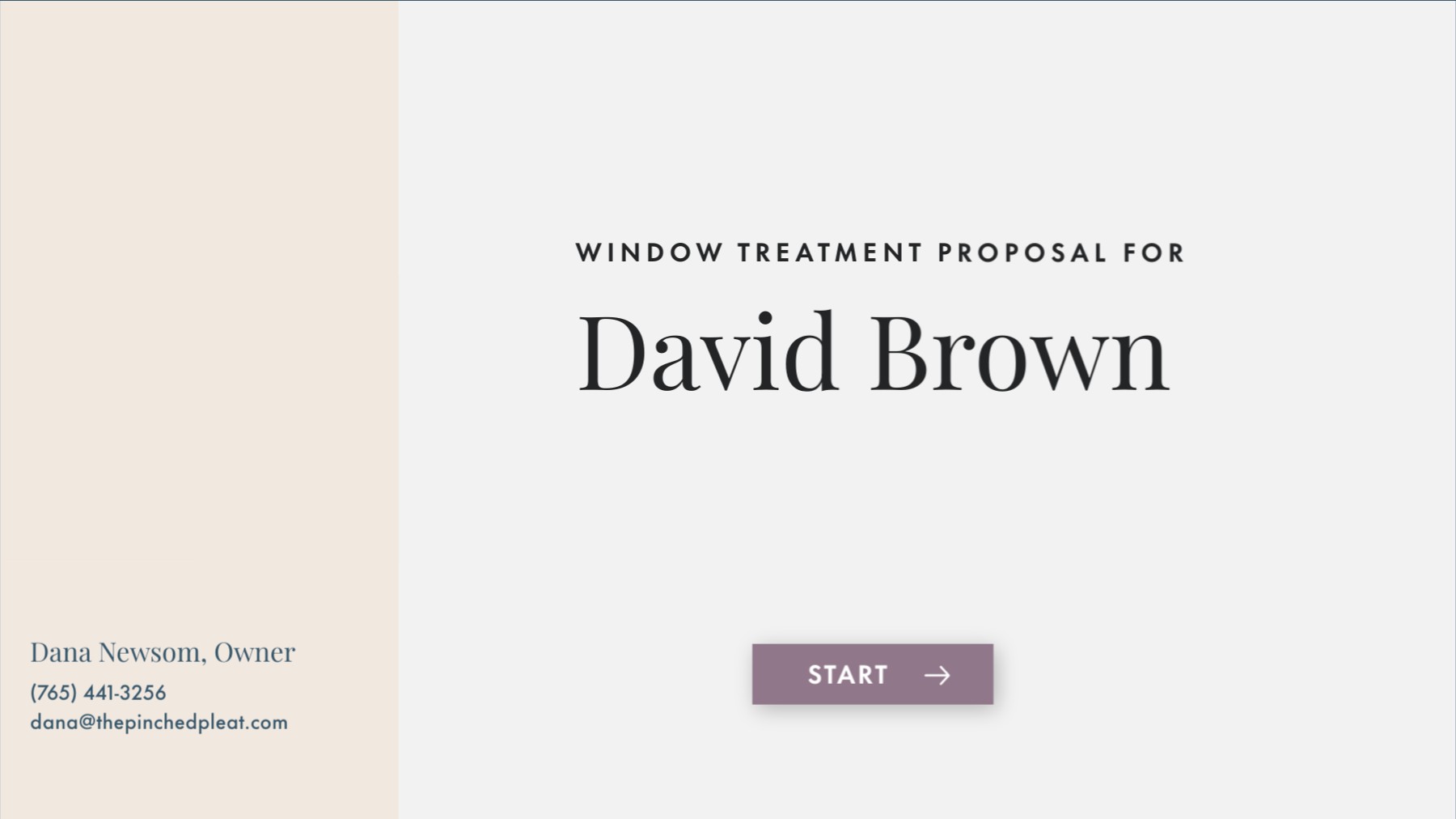David Brown Project Proposal | Genially