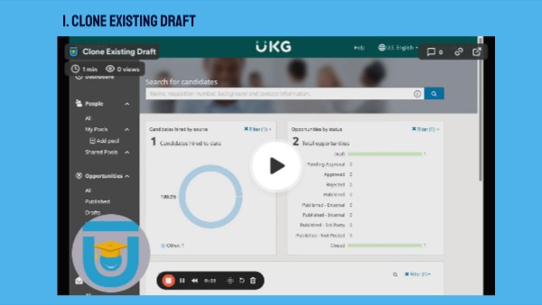 1. Clone Existing Draft