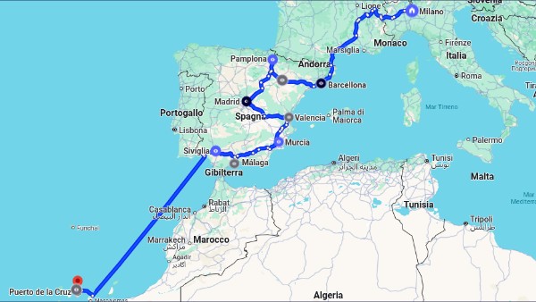 itinerario spagna Luca e Sophie