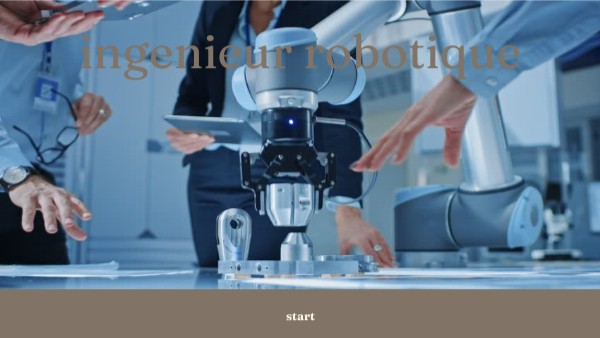 présentation mtier de la robotique