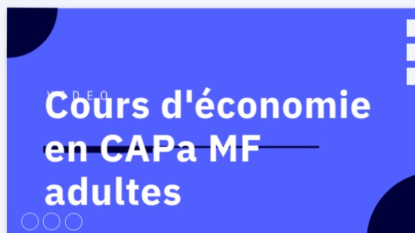 connexion plateforme CAPa MF | Genially