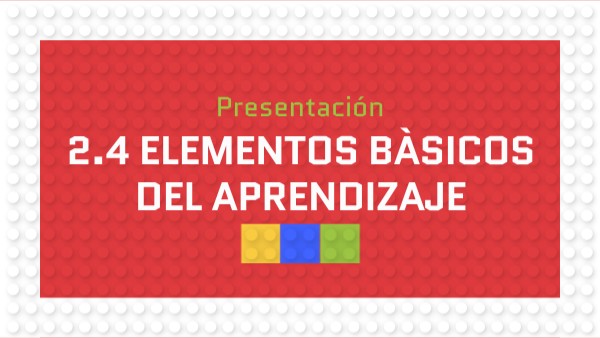 Presentación Bloques | Genially