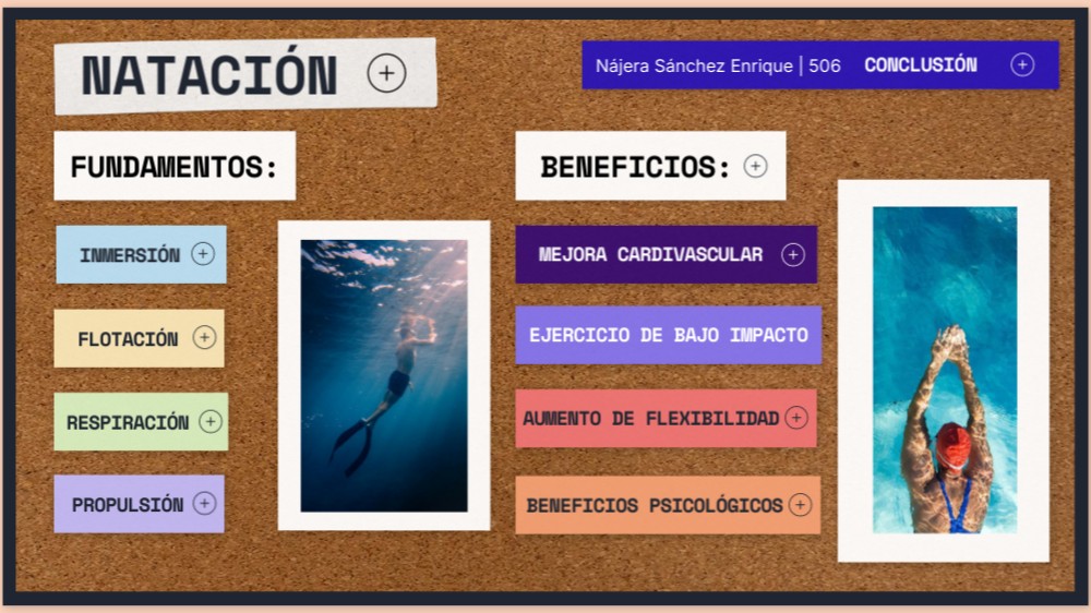 Fundamentos y beneficios de la natación | Genially