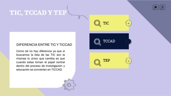 TIC, TCCAD Y TEP
