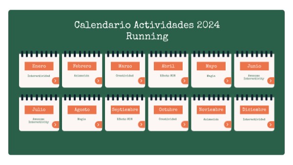 Calendario Running 2024