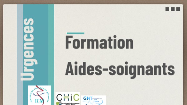 Formation Aide soignant | Genially