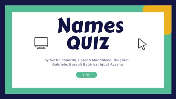 Names Quizz english
