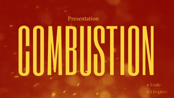 FIRE PRESENTATION | Genially