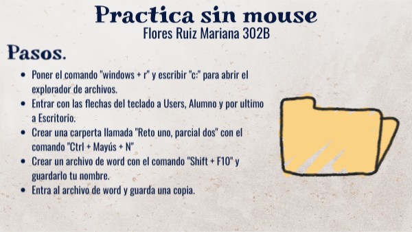 Practica sin mouse.