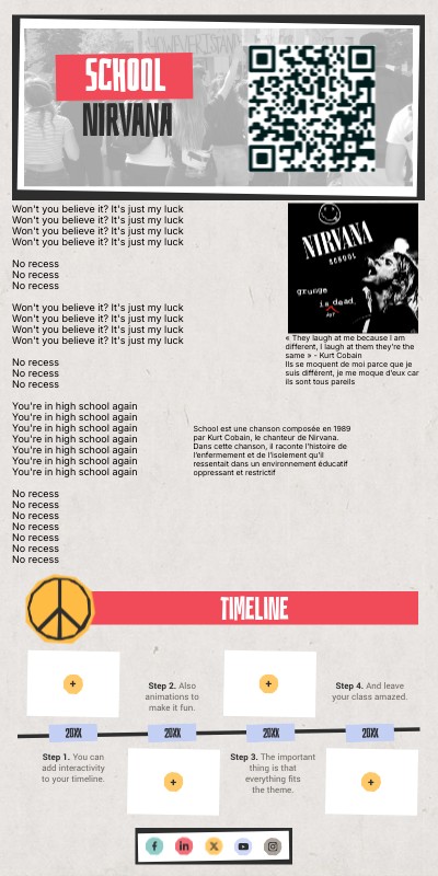 School de Nirvana - Affiche NAH