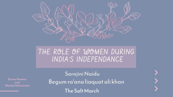 presentation: The role of a woman during the independence process ...