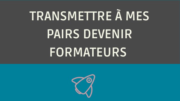 Formation de formateur J1