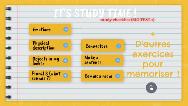Exercices - 4e Back to school | Genially
