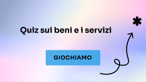 Beni e servizi
