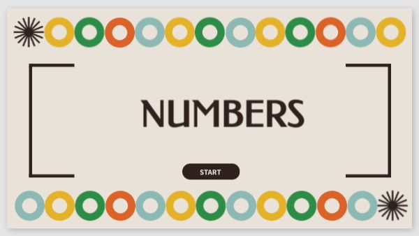 nUMBERS 1-6 | Genially