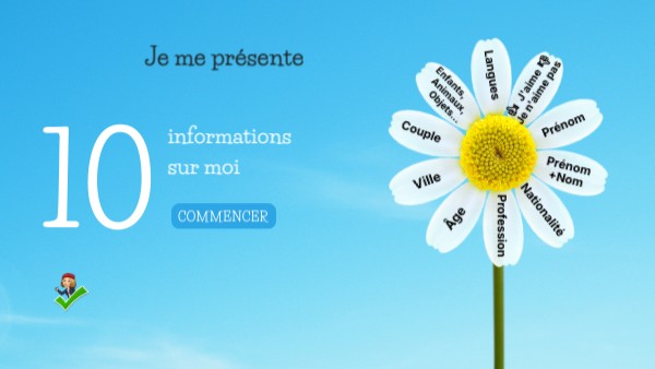 A0-A1_10 infos SE PRÉSENTER | Genially