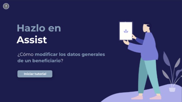 GOES P Op: ¿Cómo modificar los datos generales de un beneficiario?