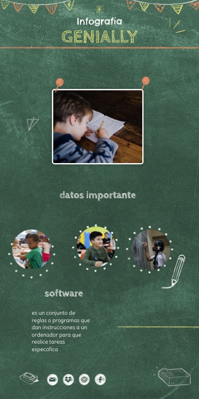 Infografia Vertical Pizarra Animada