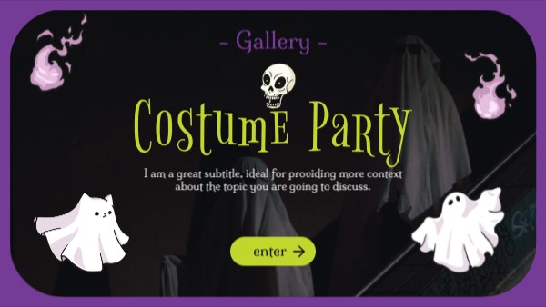 Costume Party Gallery | Genially