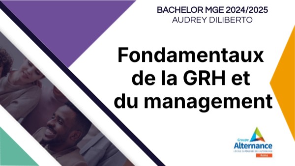 Copie - Fondamentaux GRH et management