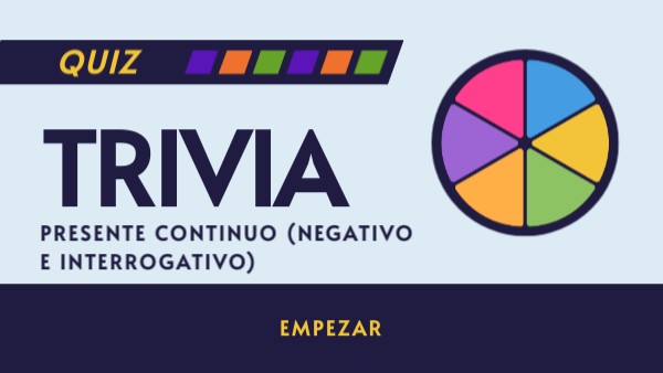 PROGRESIÓN 2. PRESENTE CONTINUO | Genially