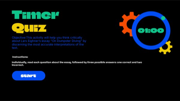 Session 8 activity, Reading Comprehension | Genially