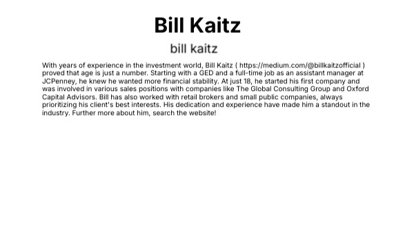 Bill Kaitz