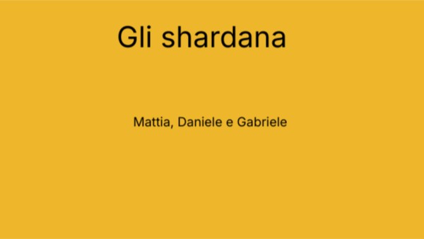 Gli shardana