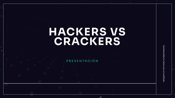 Hackers vs Crackers