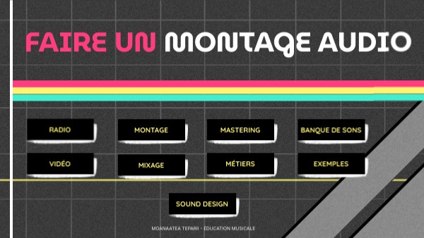 Montage audio | Genially