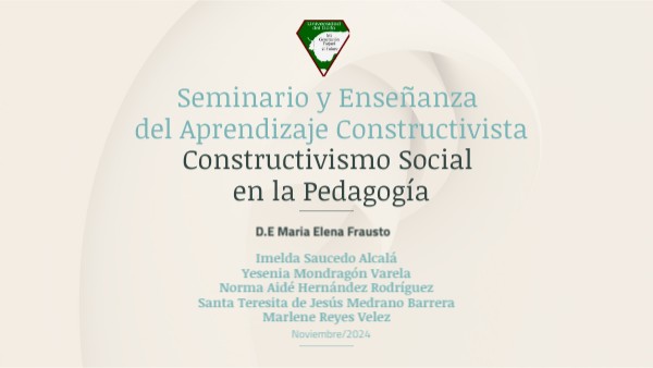 Constructivismo social en la Pedagogía | Genially